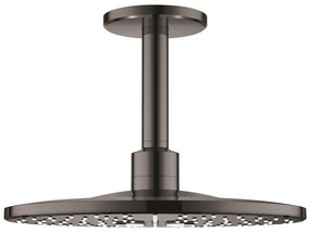 Grohe Rainshower SmartActive 310 - Set stropní kulaté hlavové sprchy se 2 režimy proudu, Hard Graphite 26477A00