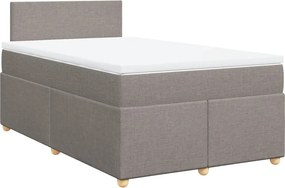 Box spring postel s matrací taupe 120x190 cm textil 3288916