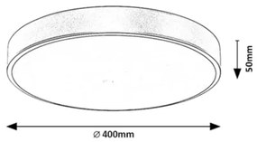 Rabalux 71037 - LED Stropní svítidlo TESIA LED/36W/230V 3000K