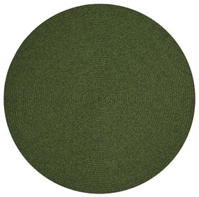 NORTHRUGS - Hanse Home koberce Kusový koberec Braided 105554 Green kruh – na ven i na doma - 200x200 (průměr) kruh cm