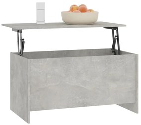 Konferenční stolek betonově šedý 102 x 55,5 x 52,5 cm kompozit - Default Title