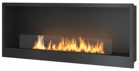 InFire - Vestavěný BIO krb 120x50 cm 3kW černá