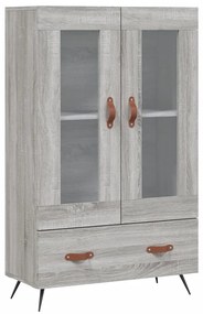 Skříň highboard šedá sonoma 69,5 x 31 x 115 cm kompozitní dřevo