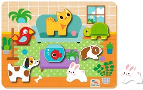 2Kids Toys Vkládací puzzle Mazlíčci