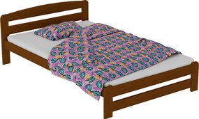 Maxi Postel Petra z masivu 120 x 200 cm - barva Dub
