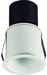 Mantra Guincho, bílá zápustná bodovka 5W LED 2700K, prům. 5,5cm, IP54