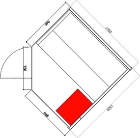 BPS-koupelny Finská sauna Relax  150x150, 4-5 osob