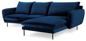 Sofa, CDV, 255x95/170x92, modrá, semiš