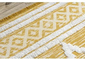 koberec ECO SISAL BOHO MOROC Diamanty 22297 střapce dvě úrovně rou velikost 155x220 cm | krásné koberce cz