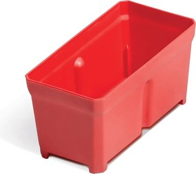 Sada 10 plastových boxů na nářadí TIGER BOX 10,5x5x5 cm červená