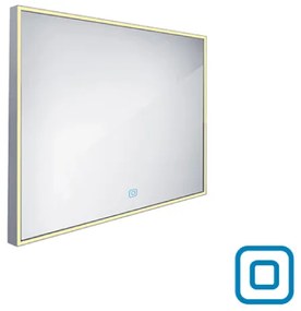 Nimco zrcadlo LED senzor 900 x 700 Model 13000 hliníkový rám ZP 13019V