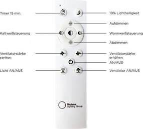 LD 14643-16 Zápustný ventilátor FLAT-AIR LED - LEUCHTEN DIREKT / JUST LIGHT