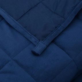 Zátěžová deka modrá 220 x 230 cm 11 kg textil,  3154861