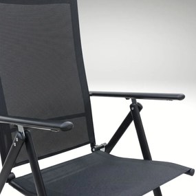 Vikio Zahradní set 140x80 pro 6 osob V136-140 černá