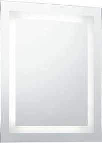 vidaXL Koupelnové zrcadlo s LED světly a dotykovým senzorem 50 x 60 cm [144729]