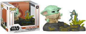 Funko pop! star wars the mandalorian grogu with frog 721