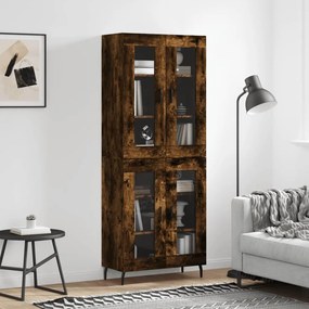 vidaXL Skříň highboard 69,5 x 34 x 180 cm kompozitní dřevo [3198295] Barva: Bílá