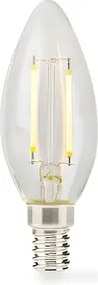 Nedis LED žárovka E14 / Svíčka / 2,2 W / 470 lm / 2700 K / Teplá bílá