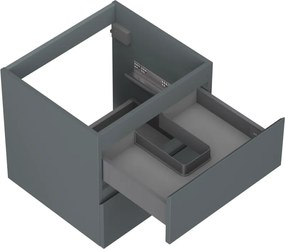 Mexen Orio, koupelnová skříňka 50 cm, 2 zásuvky, grafitová matná, 91A10-05047-2-BFF66