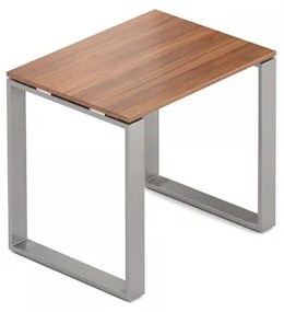 Jednací stůl Creator 80 x 60 cm, šedá podnož / Ořech