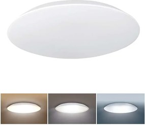 LED stropní světlo odolné vůči vlhkosti WO824 - průměr 38 cm, bílá