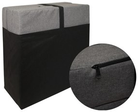 Skládací matrace pro hosty Sawana 65x195x10 cm světle šedá