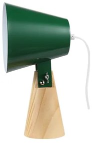ACA DECOR Stolní lampa Log zelená