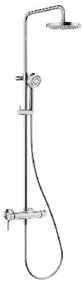 Kludi Logo - Sprchový set Dual Shower System s baterií, 20 cm, chrom 6808505-00