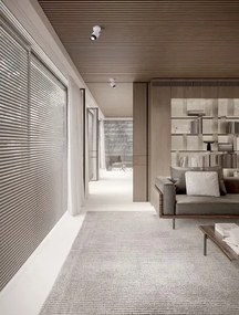 Bílá designová stropní svítilna Ison