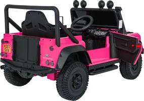 Elektrické autíčko Land Rover Defender 110 SVX růžové