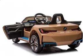 Eljet Dětské elektrické auto BMW i4 bronz / 50 W / Rychlost: 3-5 km-h