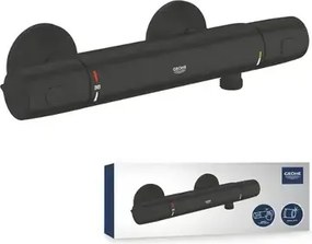 Grohe - Termostatická sprchová baterie, matná černá