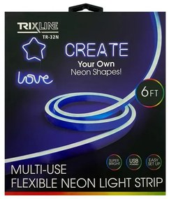 LED pásek USB TRIXLINE TR-32N 1,8m modrý neonový