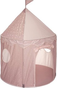 Dětský stan, O 100 cm, polyester, růžová barva