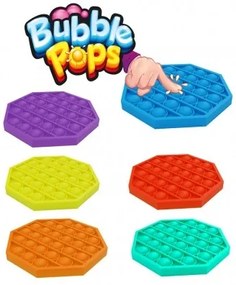 Bubble pops - Praskající bubliny silikon antistresová spol. hra modrá