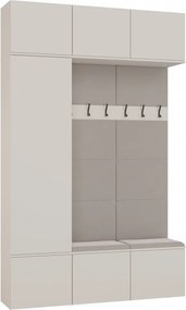 Předsíňová stěna Haga II 150 cm kašmír