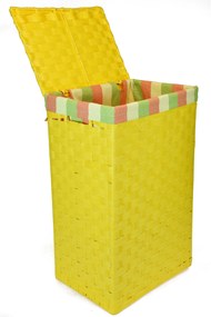 Vingo Koš na prádlo žlutý Rozměry (cm): 40x30, v. 61