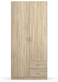 Šatní skříň Case, 91 cm, dub sonoma