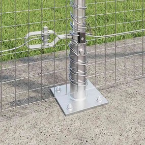 Svařovaná drátěná plotina s betonovou základnou 50 x 1,4 m 3352362