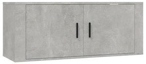 Nástěnná TV skříňka betonově šedá 100 x 34,5 x 40 cm