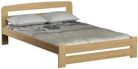 Eoshop Dřevěná postel Lidia 120x200 + rošt ZDARMA - borovice