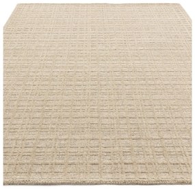Krémový ručně tkaný koberec s příměsí vlny 120x170 cm Thatch Sand – Asiatic Carpets