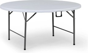 Kulatý cateringový stůl, 1520 x 740 mm, skládací deska