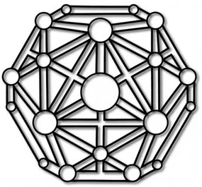 Geometrický obraz na zeď vyřezávaný z dřevěné překližky l SENTOP PR0330