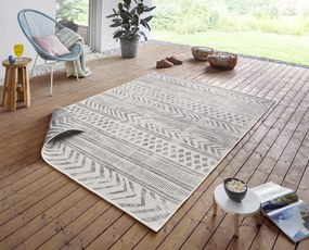 Hanse Home, Kusový koberec Twin Supreme 103862 Biri Grey/Cream – na ven i na doma, 240x340, šedá, chodba / předsíň
