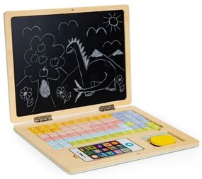 Dětský edukační laptop Topka hnědý