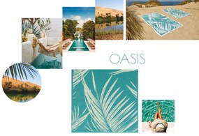 Abyss & Habidecor OASIS Luxusní tyrkysový plážový ručník Abyss & Habidecor / Egyptská bavlna