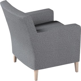Potah na křeslo IKEA Karlstad barva šedá látka pletený vzor