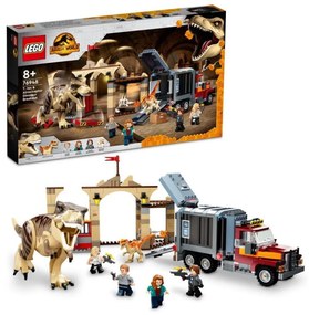 Lego stavebnice lego jurassic world 76948 útěk t-rexe a atrociraptora
