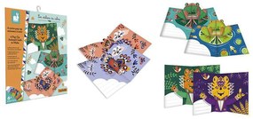 Janod Sada Mini Origami Pohlednic se zvířátky